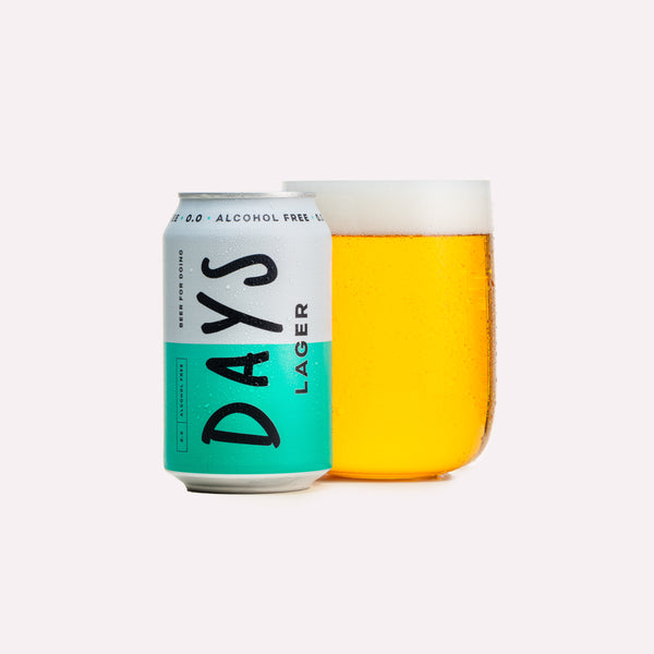 0% Alcohol Free Lager | Free Next-Day Delivery | Days Brewing Co