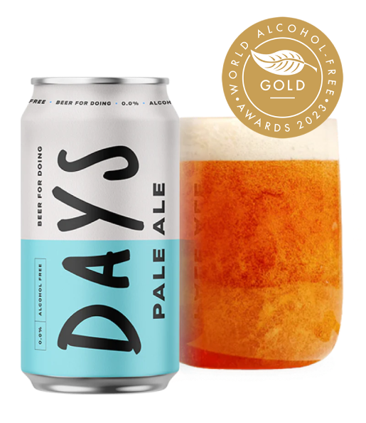 0% Alcohol Free Pale Ale | Free Next-Day Delivery | Days Brewing Co